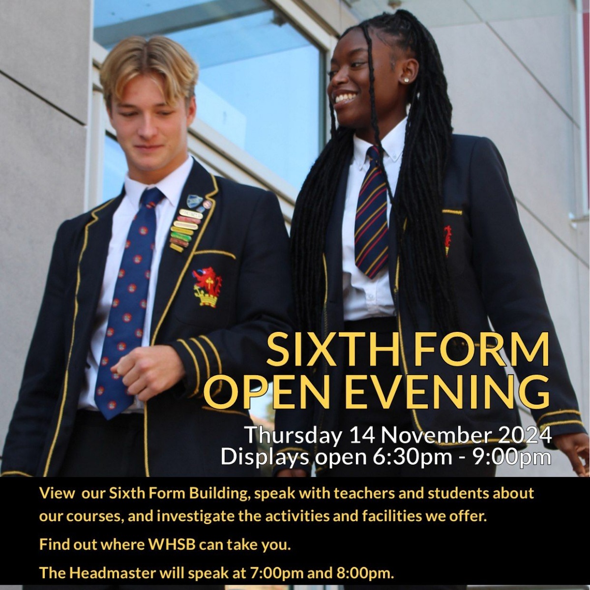 Westcliff High School for Boys - SIXTH FORM OPEN EVENING: THURSDAY 14 ...
